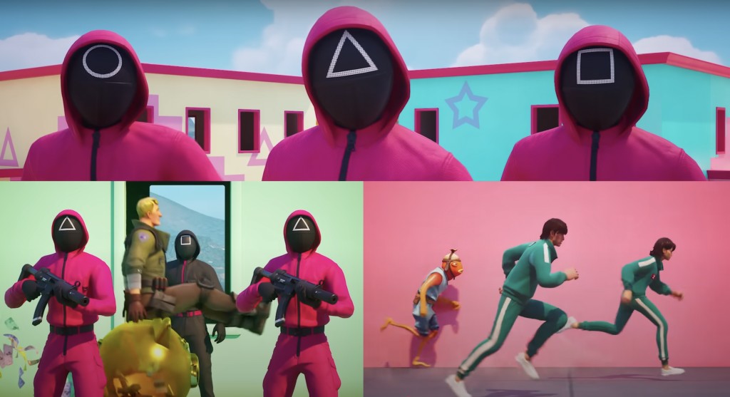 Fortnite x Squid Game Reveals Launch Trailer & Crossover Skins