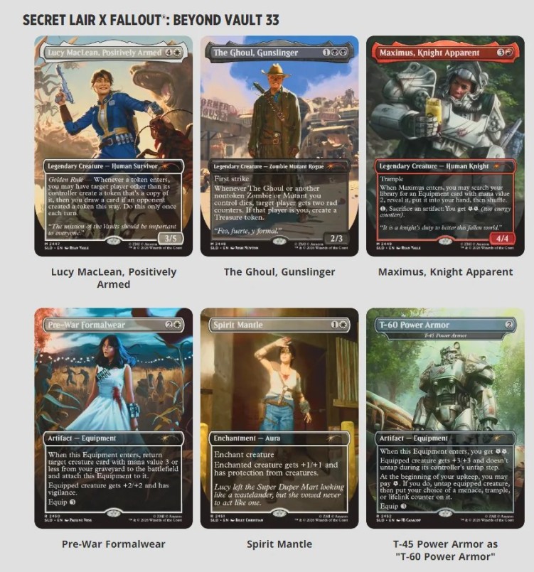 Magic: The Gathering Announces Secret Lair x Fallout Rad Superdrop ...