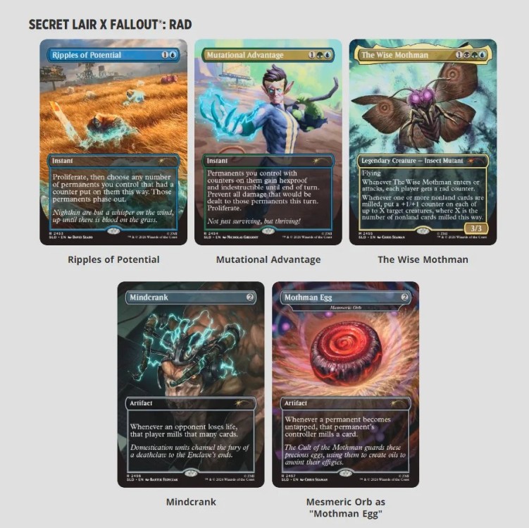Magic: The Gathering Announces Secret Lair x Fallout Rad Superdrop ...